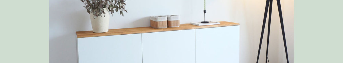 IKEA Knoxhult Hack – Küchenmodule mit Eiche Massivholzplatte aufwerten